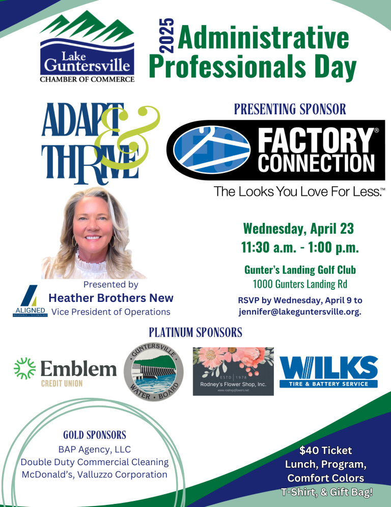 Administrative Professionals Day - Lake Guntersville Chamber of ...